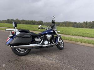 Blue Yamaha XVS 2007 in Kaunas, with an engine capacity of 1.30 L and mileage of 49 thousand km for 4999 €, photo 4 on AUTOMOTO.COM.LV