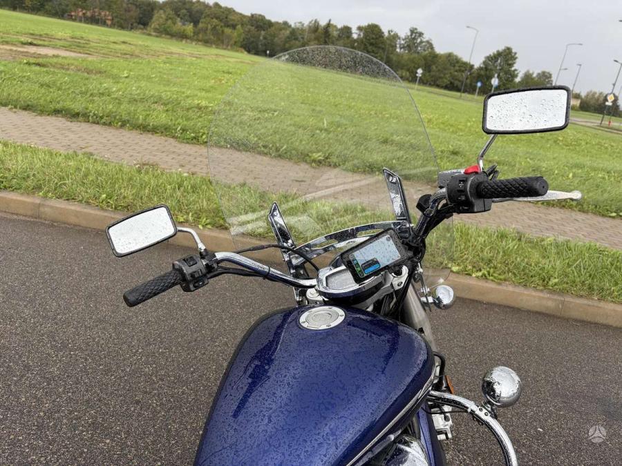 Blue Yamaha XVS 2007 in Kaunas, with an engine capacity of 1.30 L and mileage of 49 thousand km for 4999 €, photo 5 on AUTOMOTO.COM.LV