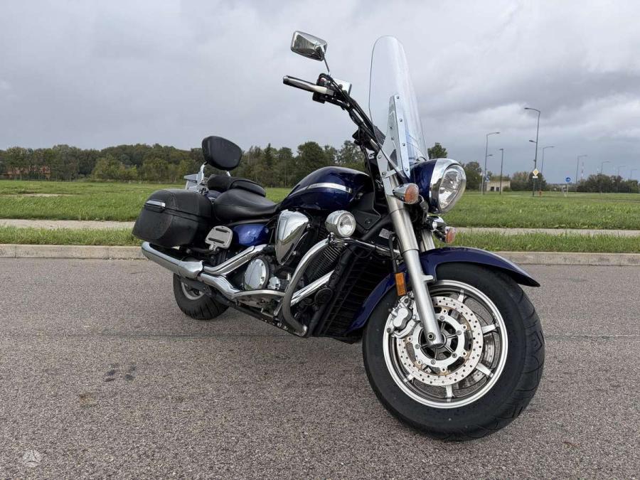 Blue Yamaha XVS 2007 in Kaunas, with an engine capacity of 1.30 L and mileage of 49 thousand km for 4999 €, photo 6 on AUTOMOTO.COM.LV