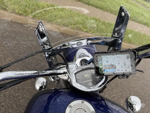 Blue Yamaha XVS 2007 in Kaunas, with an engine capacity of 1.30 L and mileage of 49 thousand km for 4999 €, photo 9 on AUTOMOTO.COM.LV