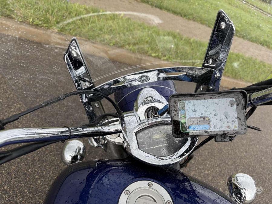 Blue Yamaha XVS 2007 in Kaunas, with an engine capacity of 1.30 L and mileage of 49 thousand km for 4999 €, photo 9 on AUTOMOTO.COM.LV