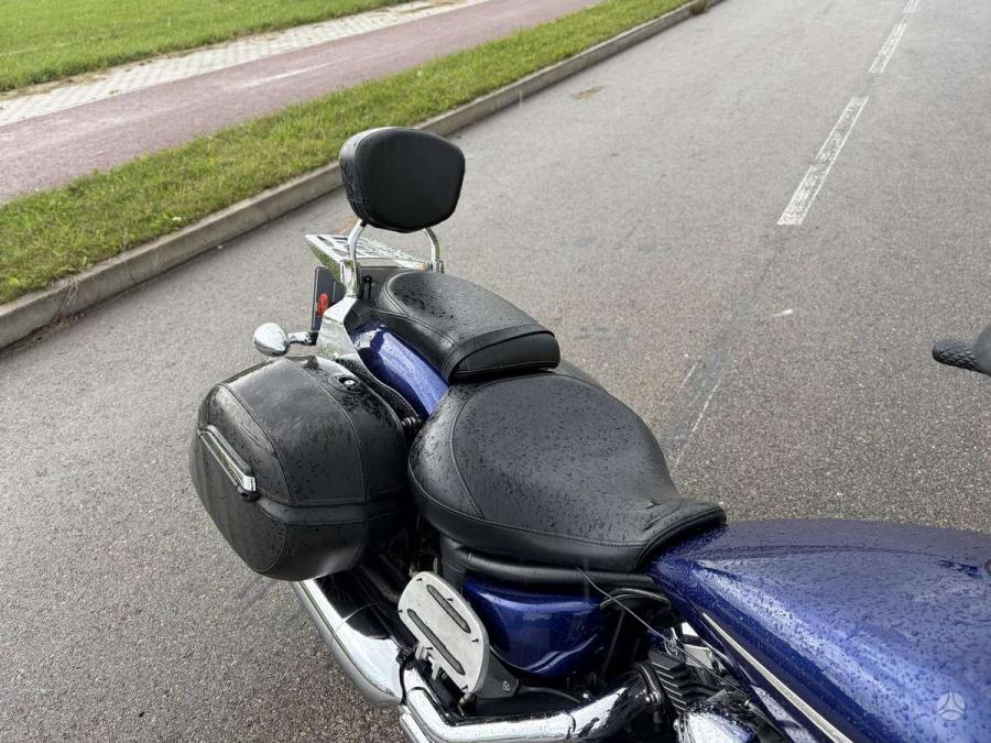 Blue Yamaha XVS 2007 in Kaunas, with an engine capacity of 1.30 L and mileage of 49 thousand km for 4999 €, photo 11 on AUTOMOTO.COM.LV