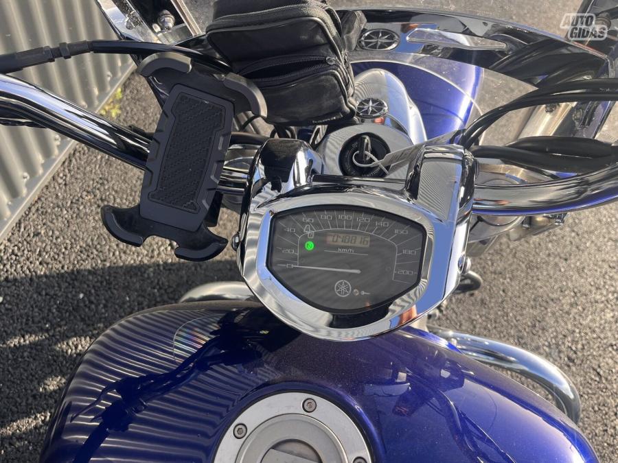 Zils Yamaha XVS 2010 Tauragė, ar dzinēja tilpumu 1.30 L un nobraukumu 49 tūkst. km par 5200 €, foto 13 vietnē AUTOMOTO.COM.LV