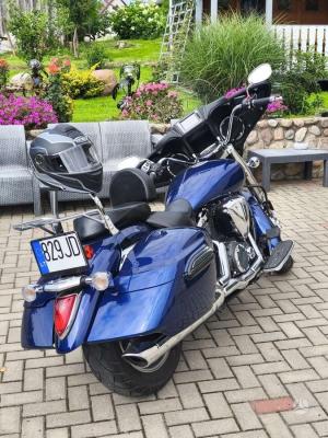 Blue Yamaha XVS 2013 in Silale, with an engine capacity of 1.30 L and mileage of 16 thousand km for 6300 €, photo 3 on AUTOMOTO.COM.LV