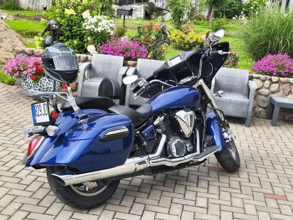 Blue Yamaha XVS 2013 in Silale, with an engine capacity of 1.30 L and mileage of 16 thousand km for 6300 €, photo 3 on AUTOMOTO.COM.LV