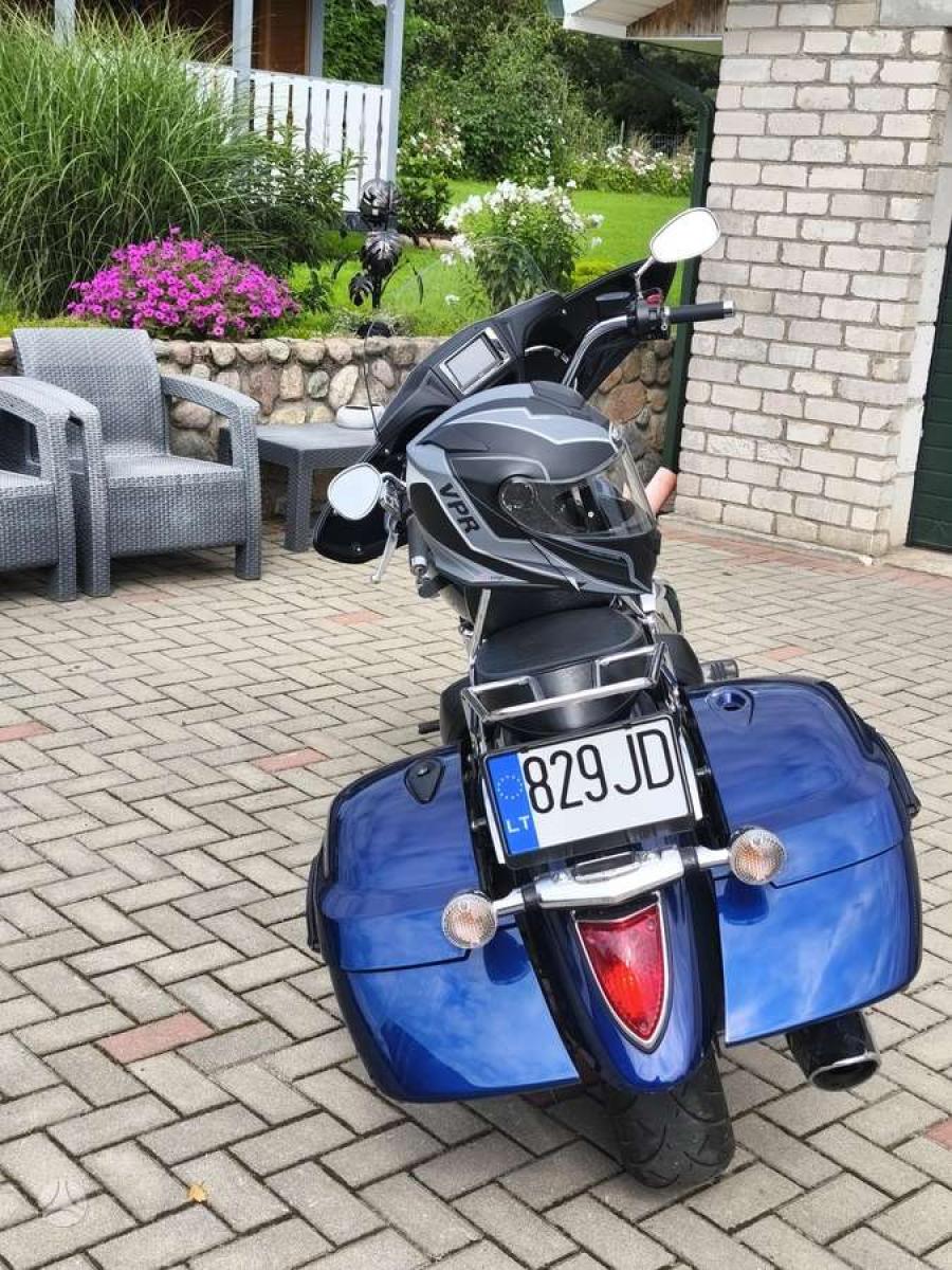 Blue Yamaha XVS 2013 in Silale, with an engine capacity of 1.30 L and mileage of 16 thousand km for 6300 €, photo 5 on AUTOMOTO.COM.LV
