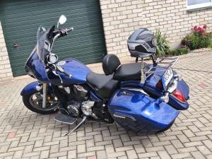 Blue Yamaha XVS 2013 in Silale, with an engine capacity of 1.30 L and mileage of 16 thousand km for 6300 €, photo 6 on AUTOMOTO.COM.LV