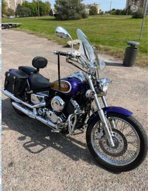 Blue Yamaha XVS 2026 in Kaunas, with an engine capacity of 0.65 L and mileage of 16 thousand km for 3650 €, photo 1 on AUTOMOTO.COM.LV