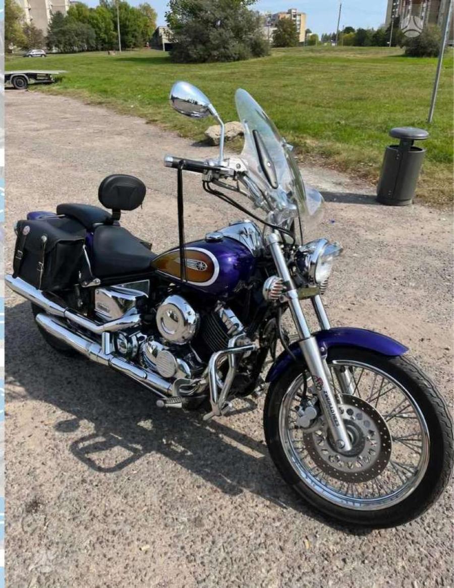 Blue Yamaha XVS 2026 in Kaunas, with an engine capacity of 0.65 L and mileage of 16 thousand km for 3650 €, photo 1 on AUTOMOTO.COM.LV