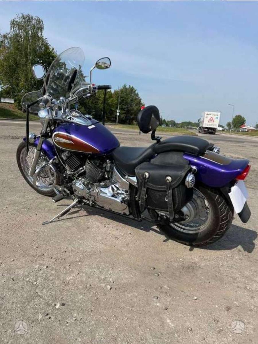 Blue Yamaha XVS 2026 in Kaunas, with an engine capacity of 0.65 L and mileage of 16 thousand km for 3650 €, photo 4 on AUTOMOTO.COM.LV