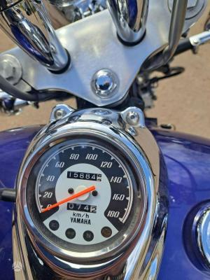 Blue Yamaha XVS 2026 in Kaunas, with an engine capacity of 0.65 L and mileage of 16 thousand km for 3650 €, photo 7 on AUTOMOTO.COM.LV