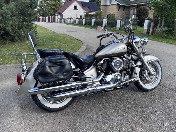 Brown Yamaha XVS 2002 in Siauliai, with an engine capacity of 1.10 L and mileage of 66 thousand km for 4300 €, photo 3 on AUTOMOTO.COM.LV