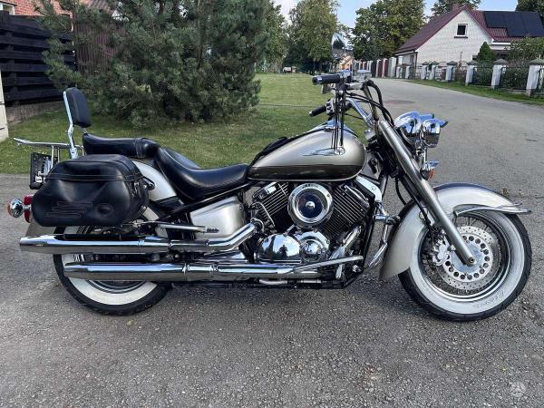 Brown Yamaha XVS 2002 in Siauliai, with an engine capacity of 1.10 L and mileage of 66 thousand km for 4300 €, photo 5 on AUTOMOTO.COM.LV