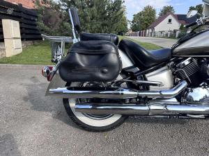 Brown Yamaha XVS 2002 in Siauliai, with an engine capacity of 1.10 L and mileage of 66 thousand km for 4300 €, photo 7 on AUTOMOTO.COM.LV