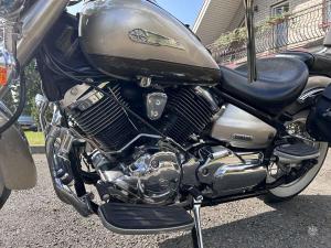 Brown Yamaha XVS 2002 in Siauliai, with an engine capacity of 1.10 L and mileage of 66 thousand km for 4300 €, photo 11 on AUTOMOTO.COM.LV