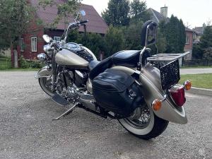 Brown Yamaha XVS 2002 in Siauliai, with an engine capacity of 1.10 L and mileage of 66 thousand km for 4300 €, photo 13 on AUTOMOTO.COM.LV