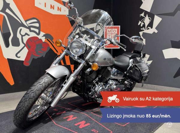 Pelēks Yamaha XVS 2004 Viļņa, ar dzinēja tilpumu 0.65 L un nobraukumu 40 tūkst. km par 3999 €, foto 1 vietnē AUTOMOTO.COM.LV