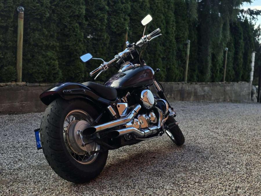 Yamaha XVS 1998 in Jonava, with an engine capacity of 0.65 L and mileage of 43 thousand km for 2200 €, photo 3 on AUTOMOTO.COM.LV