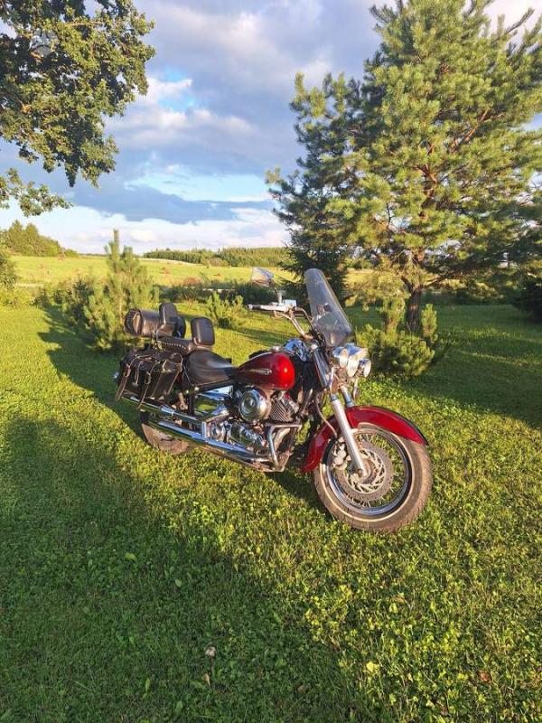 Yamaha XVS 1999 in Anyksciai, with an engine capacity of 0.65 L and mileage of 70 thousand km for 2850 €, photo 1 on AUTOMOTO.COM.LV