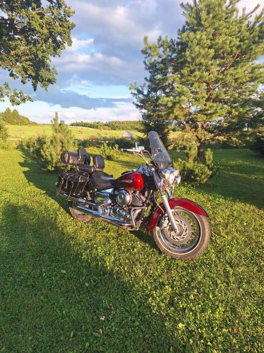 Yamaha XVS 1999 Anykščiai, ar dzinēja tilpumu 0.65 L un nobraukumu 70 tūkst. km par 2850 €, foto 1 vietnē AUTOMOTO.COM.LV