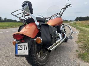 Orange Yamaha XVS 2001 in Vilnius, with an engine capacity of 1.06 L and mileage of 55 thousand km for 3300 €, photo 11 on AUTOMOTO.COM.LV