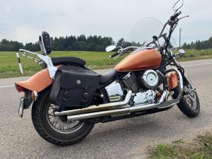 Orange Yamaha XVS 2001 in Vilnius, with an engine capacity of 1.06 L and mileage of 55 thousand km for 3300 €, photo 16 on AUTOMOTO.COM.LV