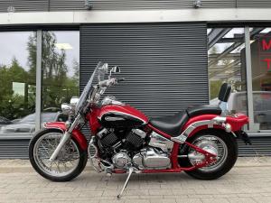 Red Yamaha XVS 2001 in Riga, with an engine capacity of 0.65 L and mileage of 35 thousand km for 2999 €, photo 3 on AUTOMOTO.COM.LV