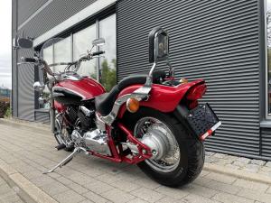 Red Yamaha XVS 2001 in Riga, with an engine capacity of 0.65 L and mileage of 35 thousand km for 2999 €, photo 4 on AUTOMOTO.COM.LV