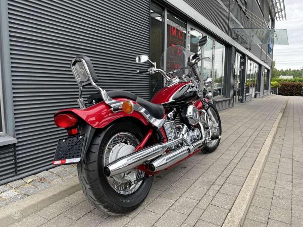 Red Yamaha XVS 2001 in Riga, with an engine capacity of 0.65 L and mileage of 35 thousand km for 2999 €, photo 4 on AUTOMOTO.COM.LV