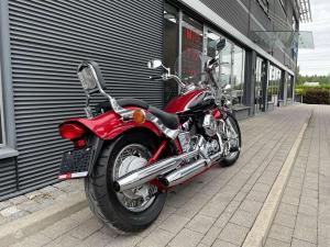 Red Yamaha XVS 2001 in Riga, with an engine capacity of 0.65 L and mileage of 35 thousand km for 2999 €, photo 5 on AUTOMOTO.COM.LV