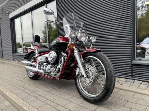 Red Yamaha XVS 2001 in Riga, with an engine capacity of 0.65 L and mileage of 35 thousand km for 2999 €, photo 7 on AUTOMOTO.COM.LV