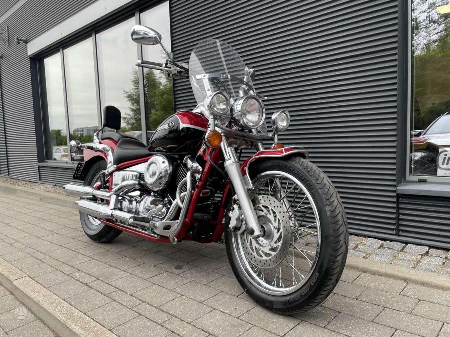 Red Yamaha XVS 2001 in Riga, with an engine capacity of 0.65 L and mileage of 35 thousand km for 2999 €, photo 7 on AUTOMOTO.COM.LV
