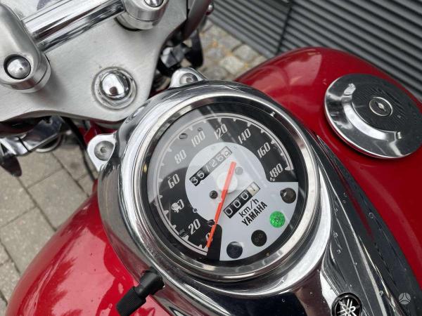 Red Yamaha XVS 2001 in Riga, with an engine capacity of 0.65 L and mileage of 35 thousand km for 2999 €, photo 7 on AUTOMOTO.COM.LV