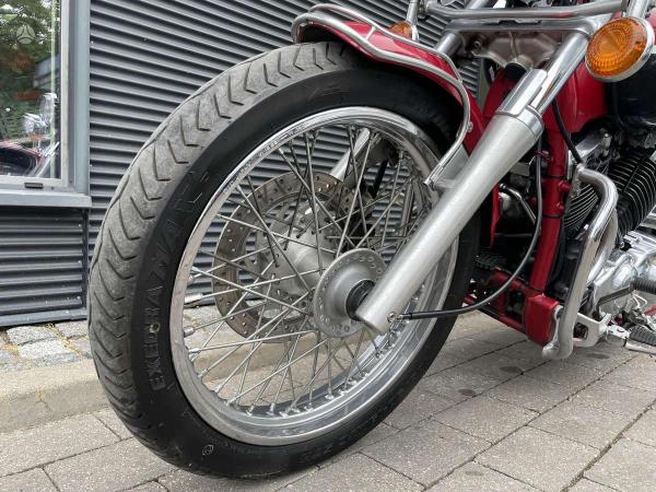 Red Yamaha XVS 2001 in Riga, with an engine capacity of 0.65 L and mileage of 35 thousand km for 2999 €, photo 9 on AUTOMOTO.COM.LV