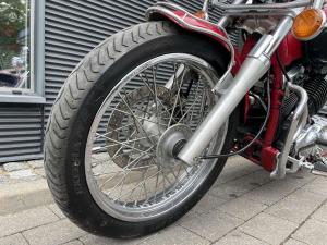 Red Yamaha XVS 2001 in Riga, with an engine capacity of 0.65 L and mileage of 35 thousand km for 2999 €, photo 10 on AUTOMOTO.COM.LV
