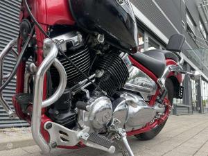 Red Yamaha XVS 2001 in Riga, with an engine capacity of 0.65 L and mileage of 35 thousand km for 2999 €, photo 12 on AUTOMOTO.COM.LV