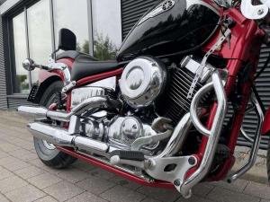Red Yamaha XVS 2001 in Riga, with an engine capacity of 0.65 L and mileage of 35 thousand km for 2999 €, photo 16 on AUTOMOTO.COM.LV