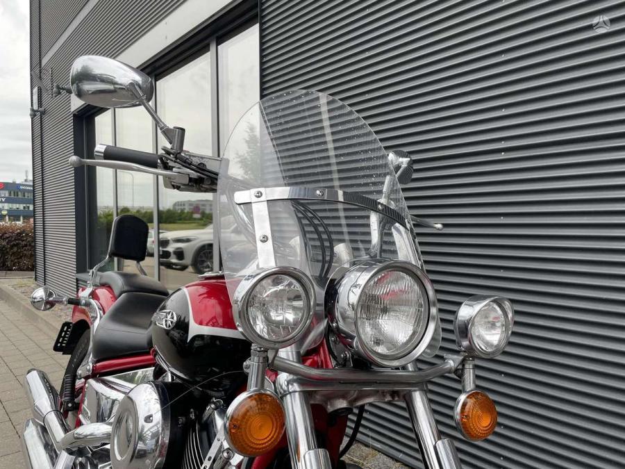 Red Yamaha XVS 2001 in Riga, with an engine capacity of 0.65 L and mileage of 35 thousand km for 2999 €, photo 18 on AUTOMOTO.COM.LV