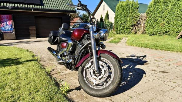 Red Yamaha XVS 2012 in Vilnius, with an engine capacity of 1.30 L and mileage of 15 thousand km for 6000 €, photo 2 on AUTOMOTO.COM.LV