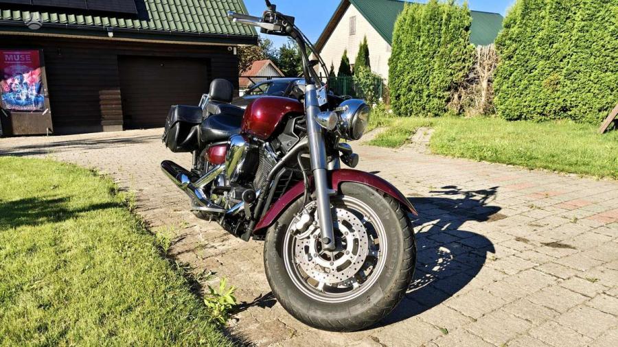 Red Yamaha XVS 2012 in Vilnius, with an engine capacity of 1.30 L and mileage of 15 thousand km for 6000 €, photo 3 on AUTOMOTO.COM.LV