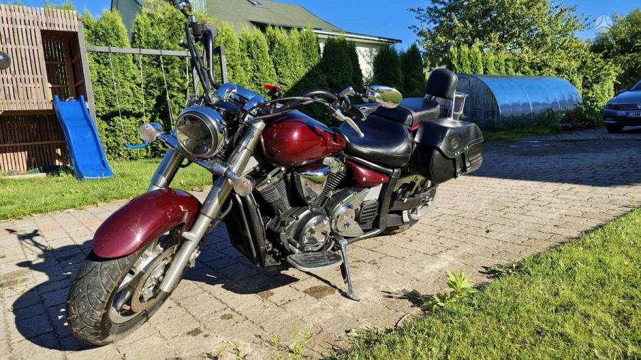 Red Yamaha XVS 2012 in Vilnius, with an engine capacity of 1.30 L and mileage of 15 thousand km for 6000 €, photo 5 on AUTOMOTO.COM.LV