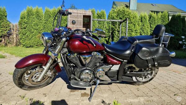 Red Yamaha XVS 2012 in Vilnius, with an engine capacity of 1.30 L and mileage of 15 thousand km for 6000 €, photo 7 on AUTOMOTO.COM.LV