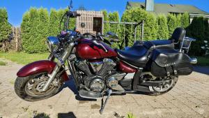 Red Yamaha XVS 2012 in Vilnius, with an engine capacity of 1.30 L and mileage of 15 thousand km for 6000 €, photo 8 on AUTOMOTO.COM.LV