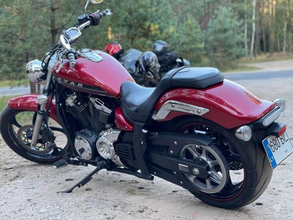 Sarkans Yamaha XVS 2014 Jurbarkas, ar dzinēja tilpumu 1.30 L un nobraukumu 14 tūkst. km par 7500 €, foto 4 vietnē AUTOMOTO.COM.LV