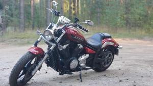 Sarkans Yamaha XVS 2014 Jurbarkas, ar dzinēja tilpumu 1.30 L un nobraukumu 14 tūkst. km par 7500 €, foto 6 vietnē AUTOMOTO.COM.LV