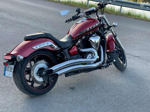 Sarkans Yamaha XVS 2014 Jurbarkas, ar dzinēja tilpumu 1.30 L un nobraukumu 14 tūkst. km par 7500 €, foto 7 vietnē AUTOMOTO.COM.LV