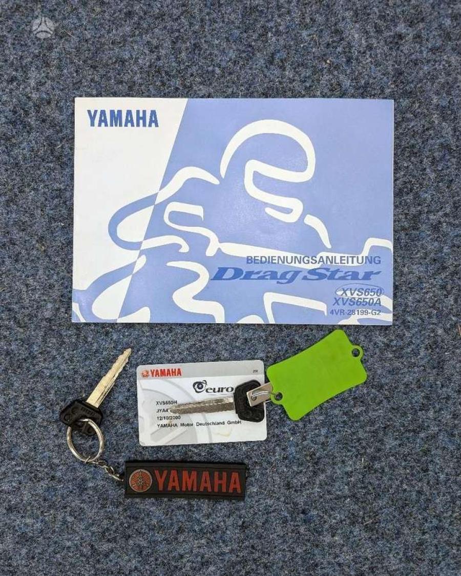 Balts Yamaha XVS 2000 Viļņa, ar dzinēja tilpumu 0.65 L un nobraukumu 17 tūkst. km par 3550 €, foto 15 vietnē AUTOMOTO.COM.LV