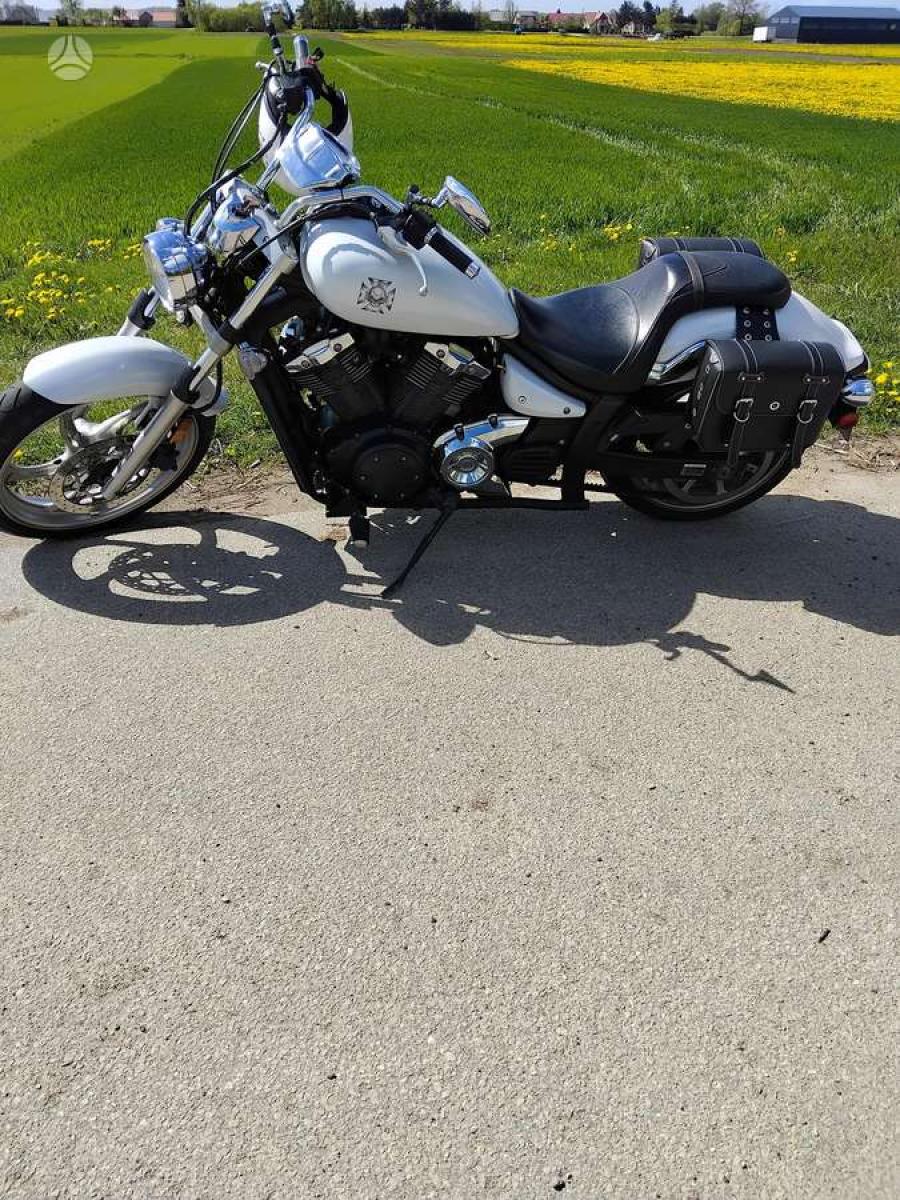 Balts Yamaha XVS 2013 Plungė, ar dzinēja tilpumu 1.30 L un nobraukumu 14 tūkst. km par 7300 €, foto 3 vietnē AUTOMOTO.COM.LV