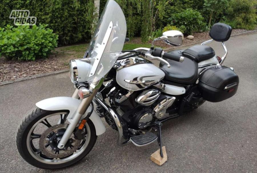 Balts Yamaha XVS 2015 Kauņa, ar dzinēja tilpumu 0.95 L un nobraukumu 5 tūkst. km par 5999 €, foto 3 vietnē AUTOMOTO.COM.LV