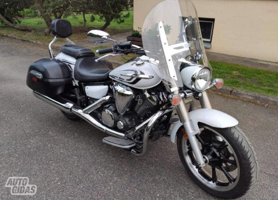 Balts Yamaha XVS 2015 Kauņa, ar dzinēja tilpumu 0.95 L un nobraukumu 5 tūkst. km par 5999 €, foto 8 vietnē AUTOMOTO.COM.LV